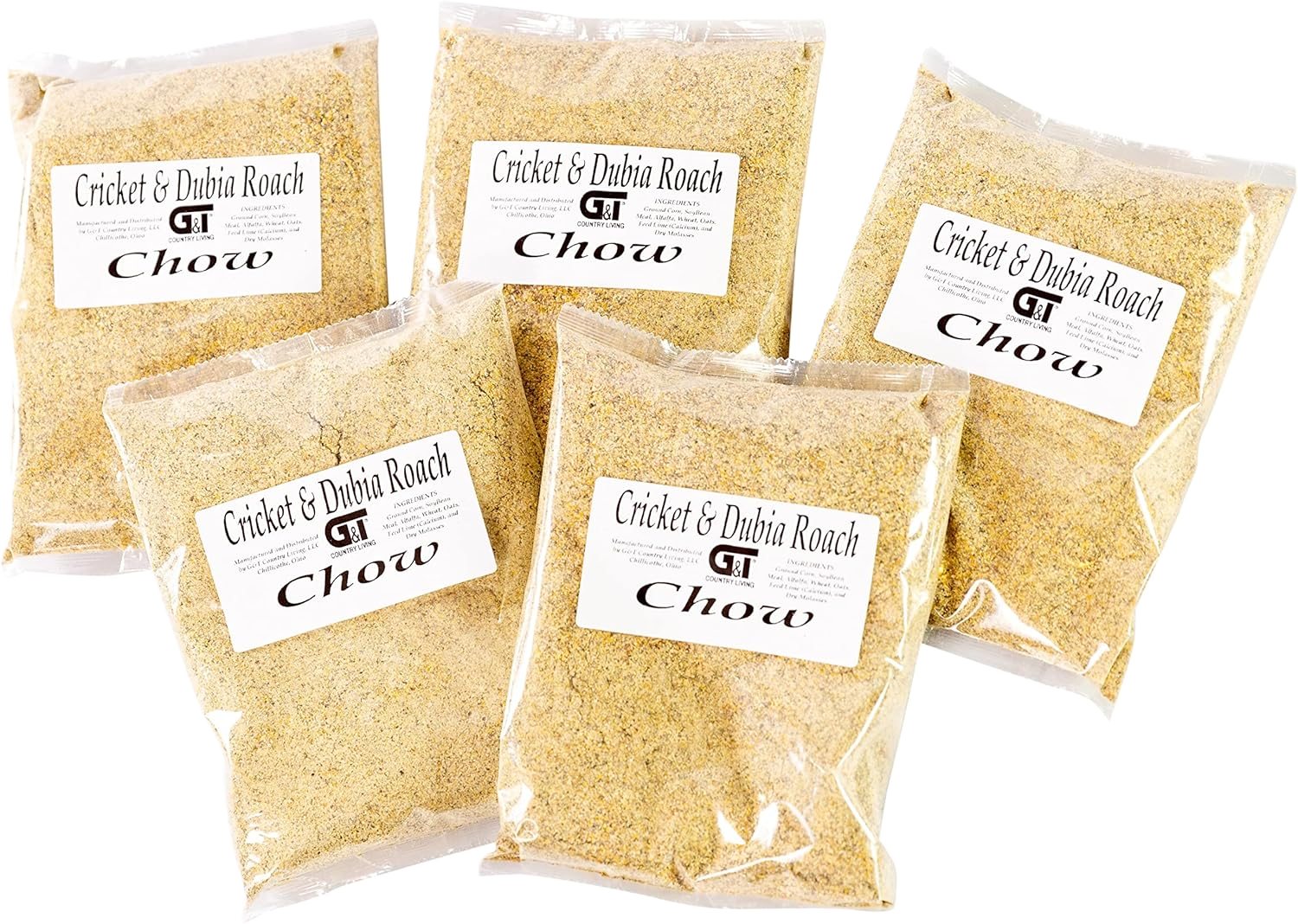 5 lb Cricket & Dubia Roach Chow – High Protein Feeder Food | GT Country ...